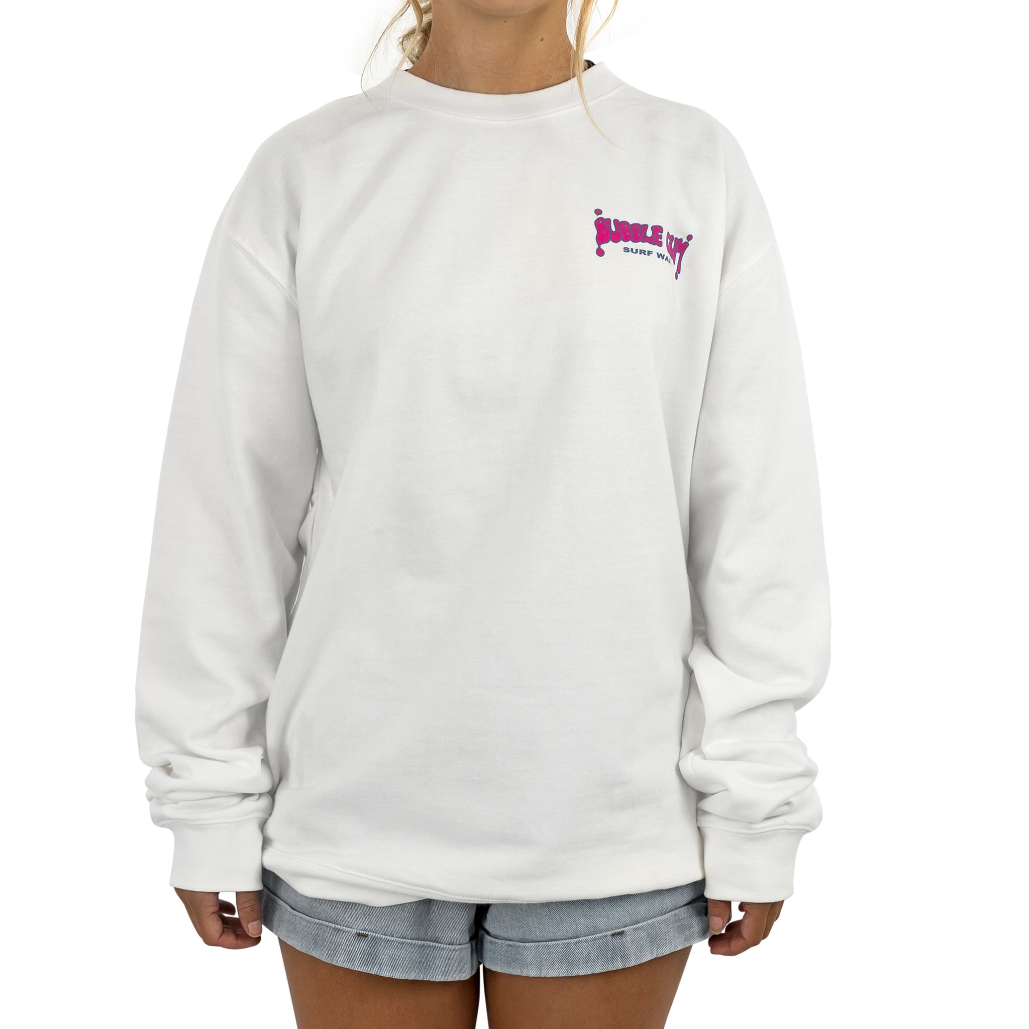 Original Throwback Crewneck Sweatshirt ONLINE ONLY! – Bubble Gum Surf Wax