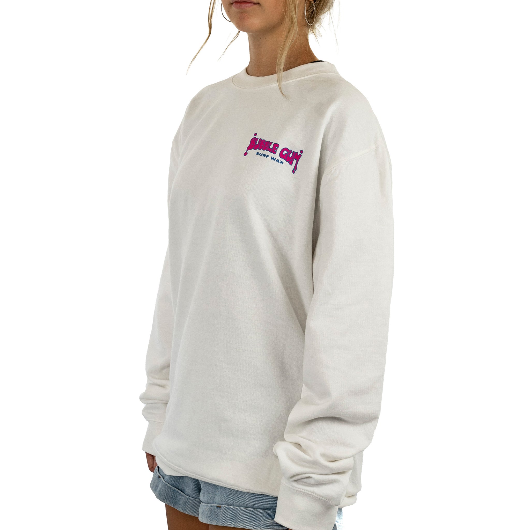 Original Throwback Crewneck Sweatshirt ONLINE ONLY! – Bubble Gum Surf Wax